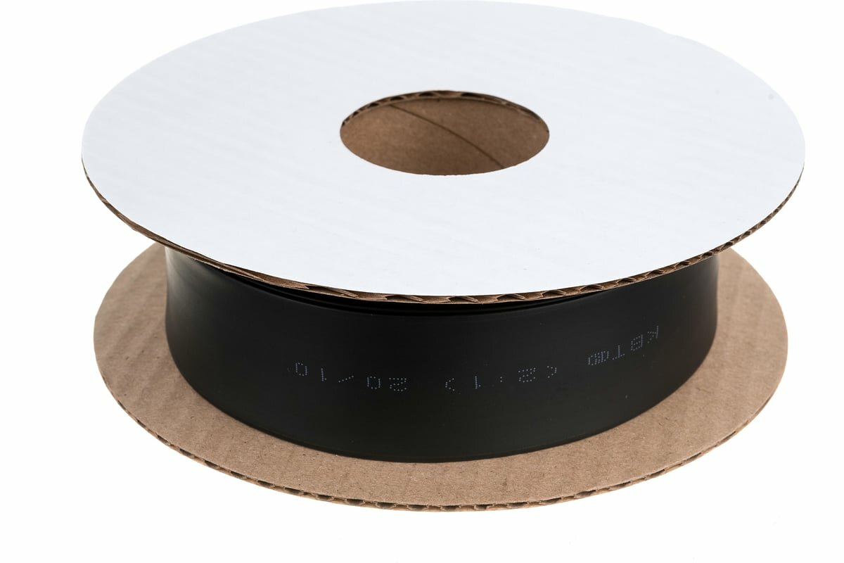 КВТ T-BOX термоусадочная трубка 20/10 черный 10 м изоляционная кабельная для монтажа