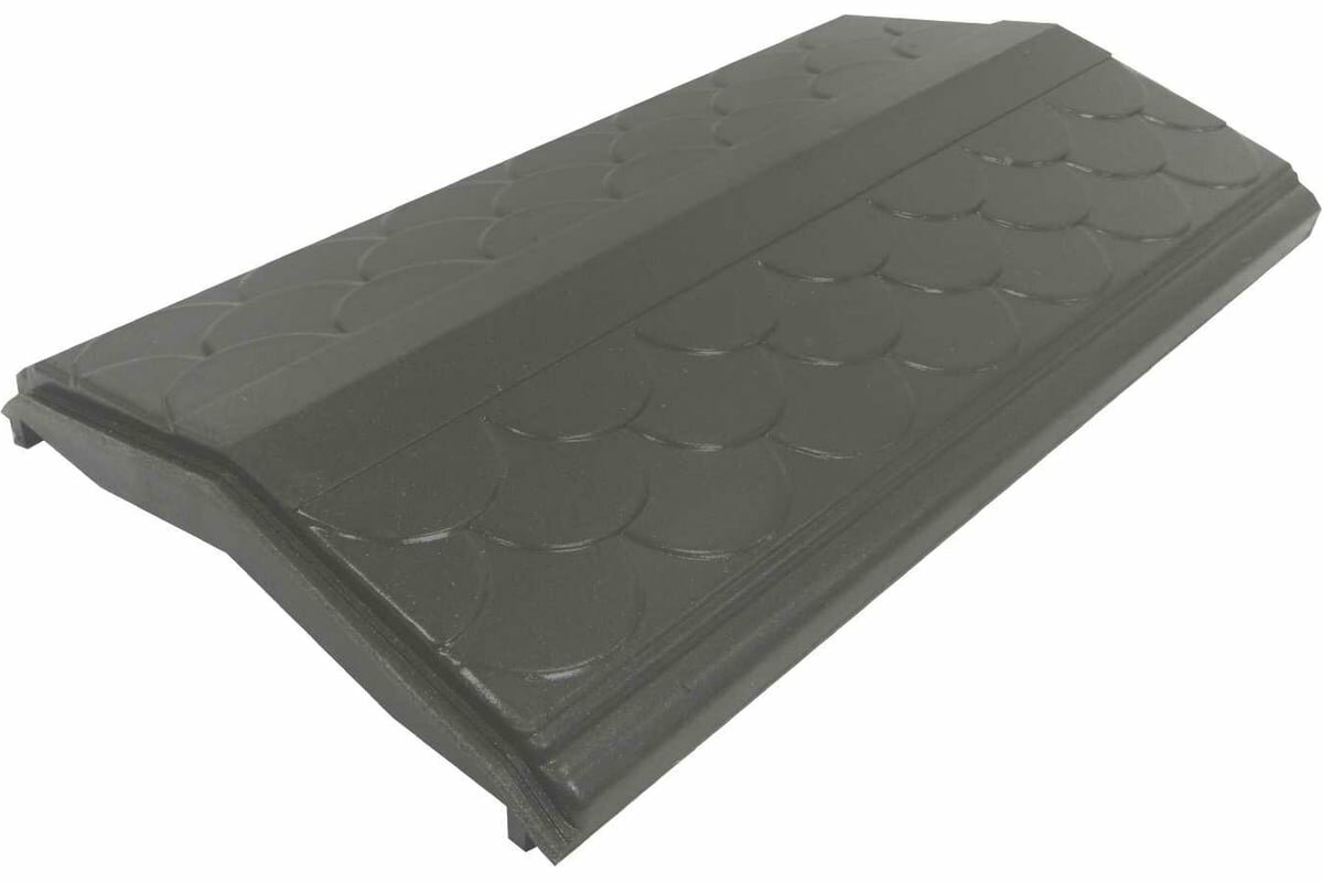 ООО ТК "Титан" Парапет на забор Тетто Элит Чешуя 250 мм, Графит 51307ЧГЭ