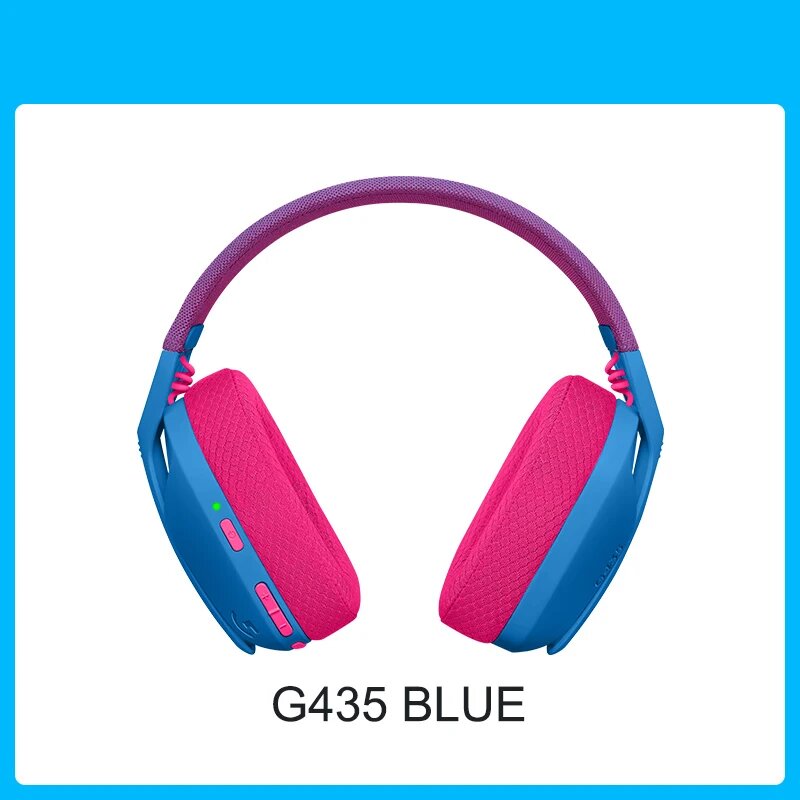 Logitech G435 LIGHTSPEED беспроводные игровые наушники BLUE