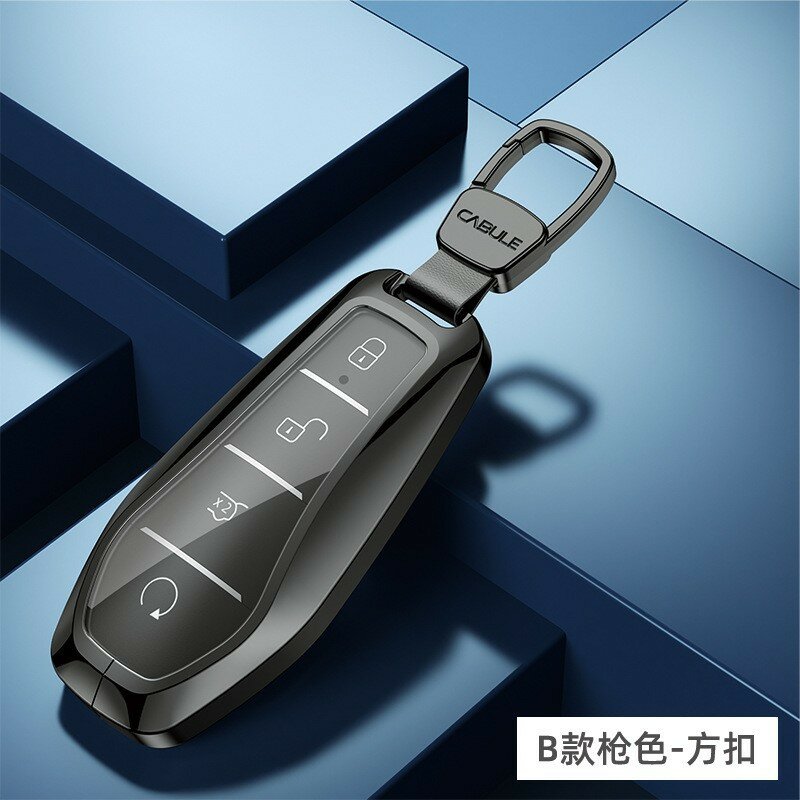 Чехол для ключей CABRON, для BYD Qin/Pro/Song/Pro/Tang/Han, алюминиевый сплав