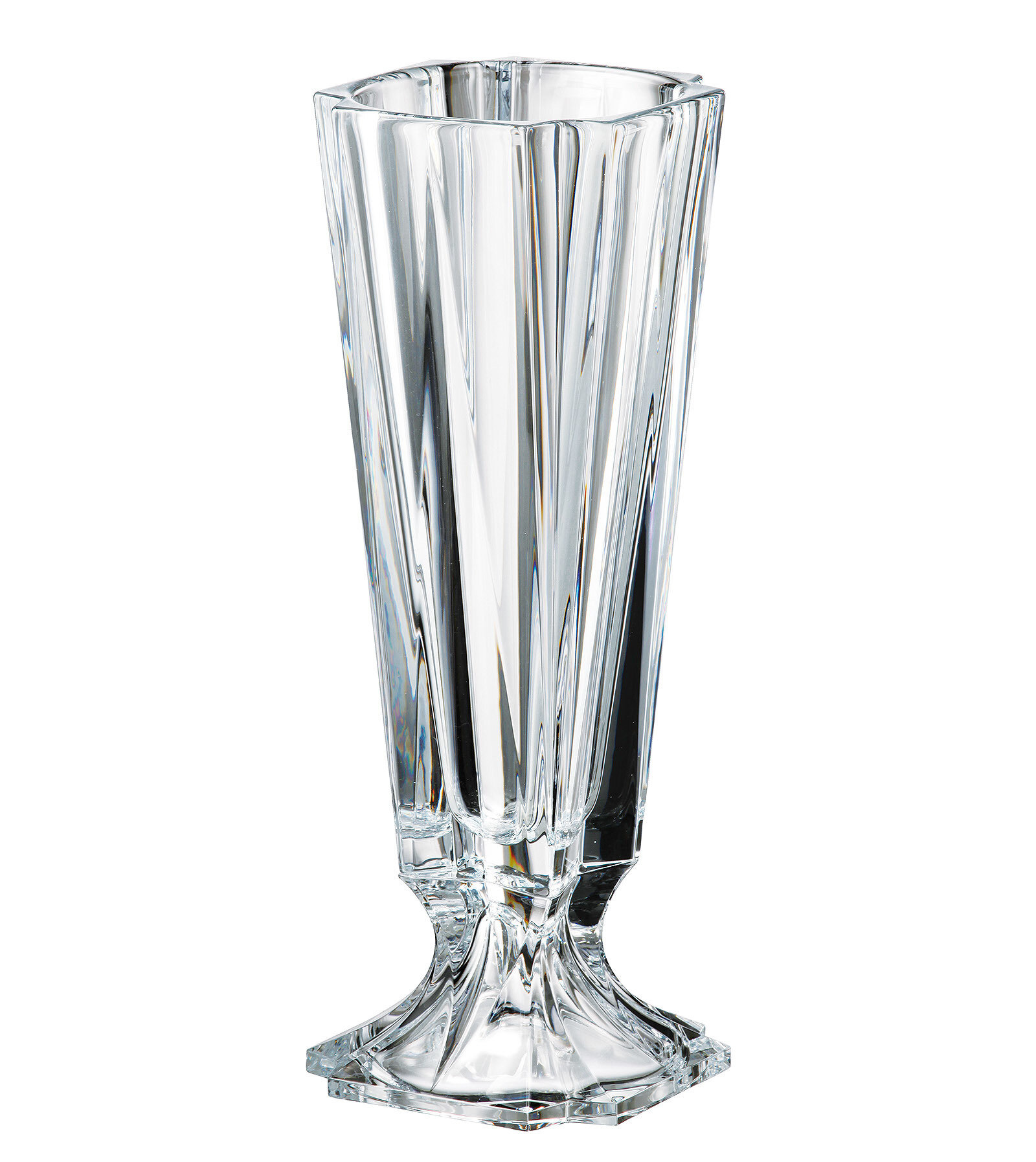 Ваза для цветов на ножке "Метрополитан" 39 см, 1 шт. Crystalite Bohemia