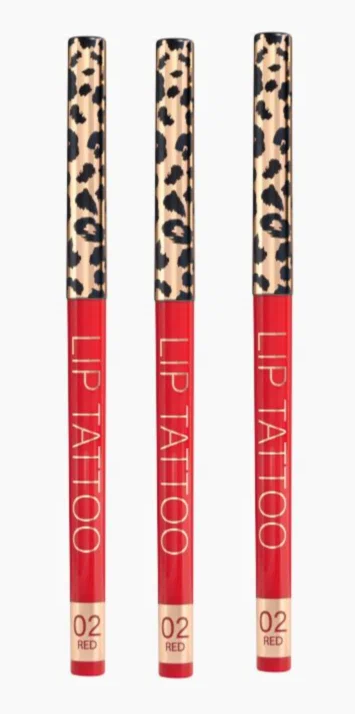 Автоматический карандаш для губ Stellary Automatic lipliner, тон 02 Red, 0,28 г 3 шт