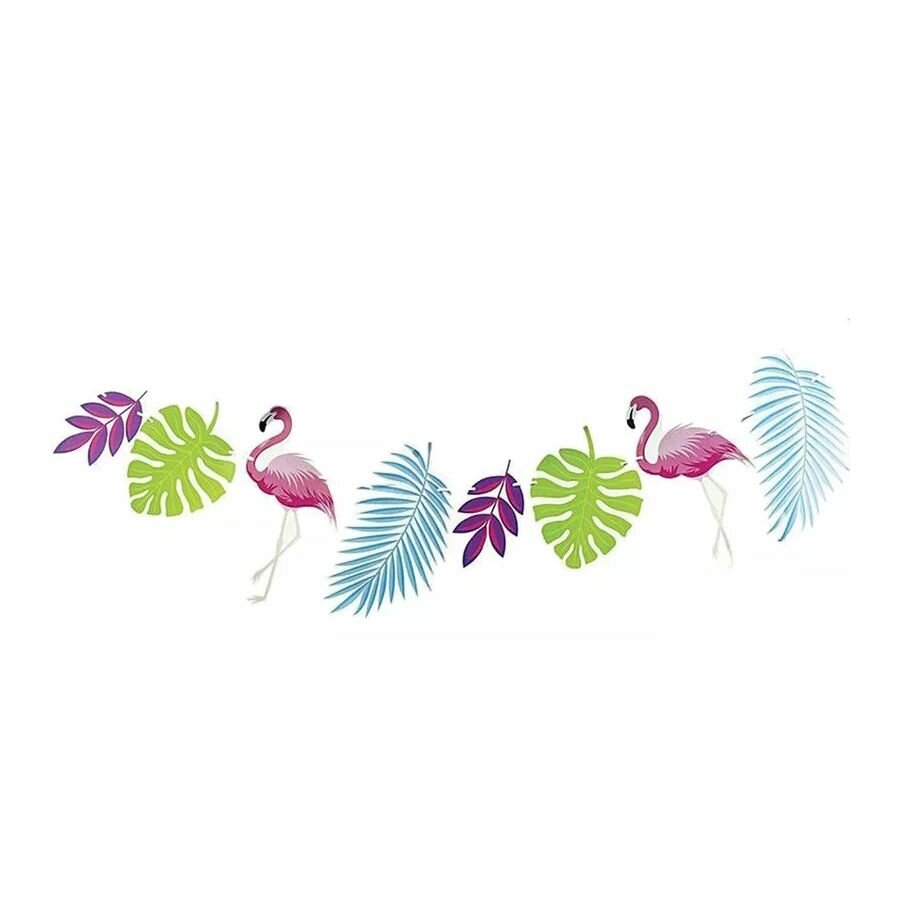 Гирлянда Гаваи Фламинго 300см