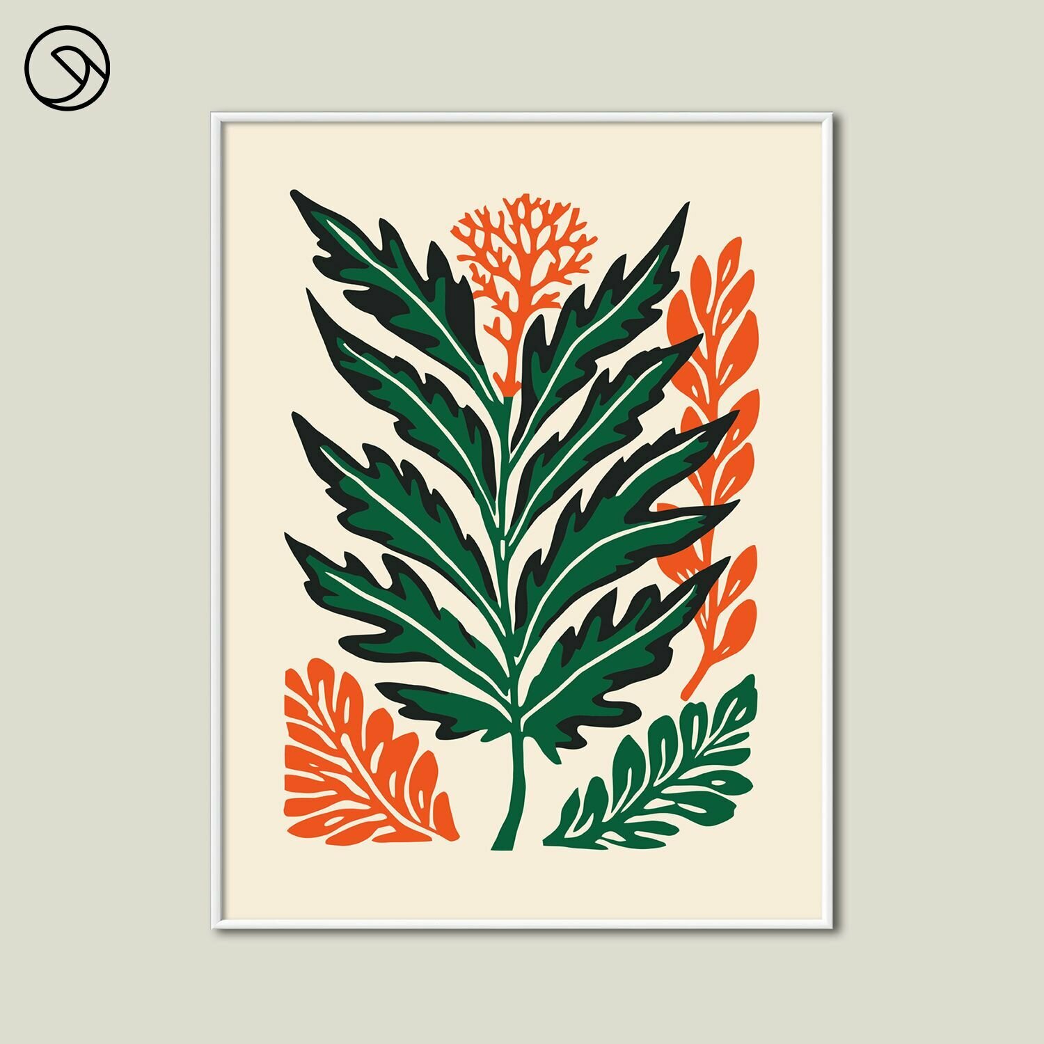 Постер в раме 50х70 Postermarkt, Арт Абстракция №50