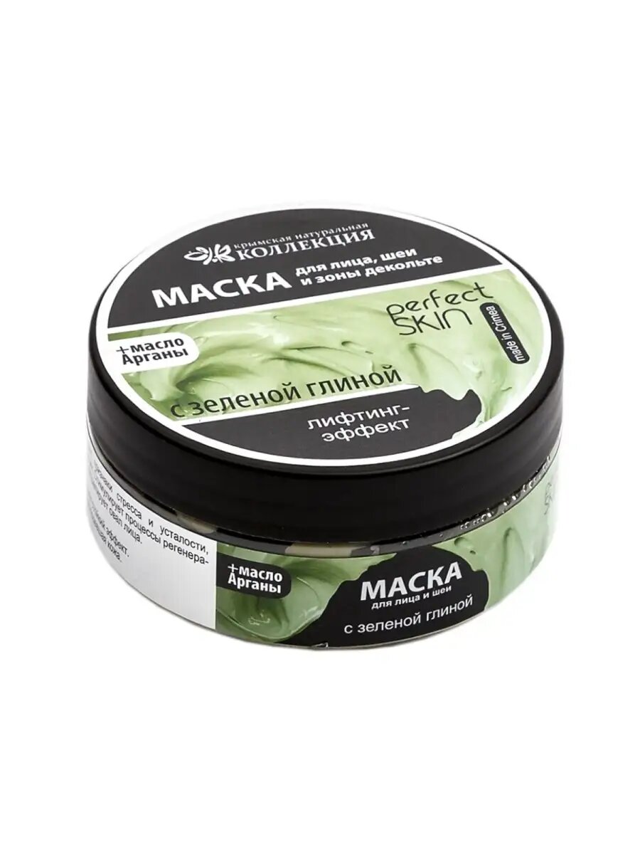 Маска для лица Лифтинг-эффект с зеленой глиной