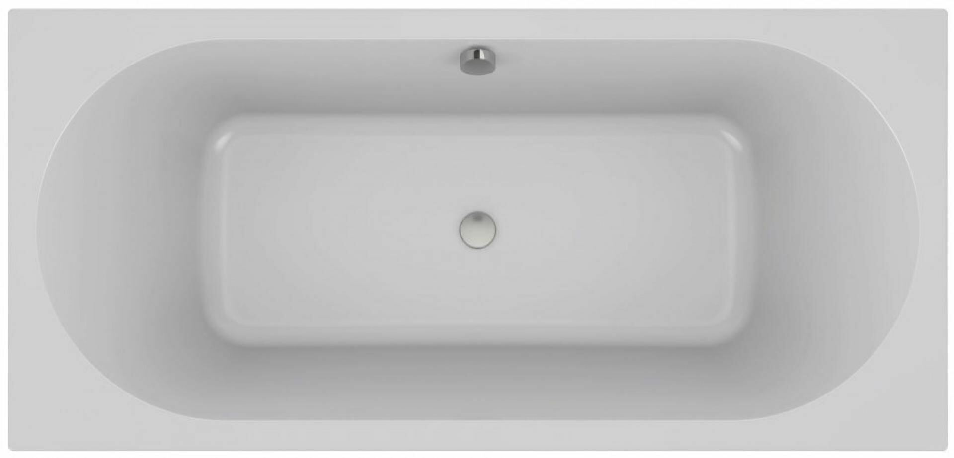 Ванна 180x85 Jacob Delafon Flight (искусственный камень) Elite Odeon Rive Gauche E6D153-00 (без ножек), без гидромассажа [+1_ZV10]