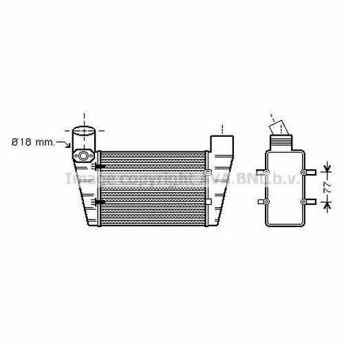 Интеркулер Ava AI4225 для Audi A4, A6