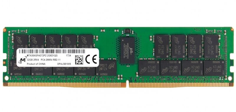 Оперативная память Micron MTA36ASF4G72PZ-2G6D1QG DDRIV 32Gb