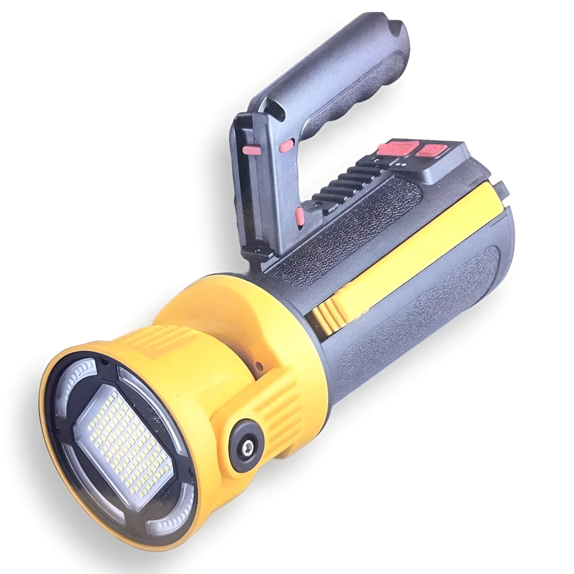 Фонарь прожектор огонь ручной мощный перезаряжаемый YD-1959, со сменой цвета