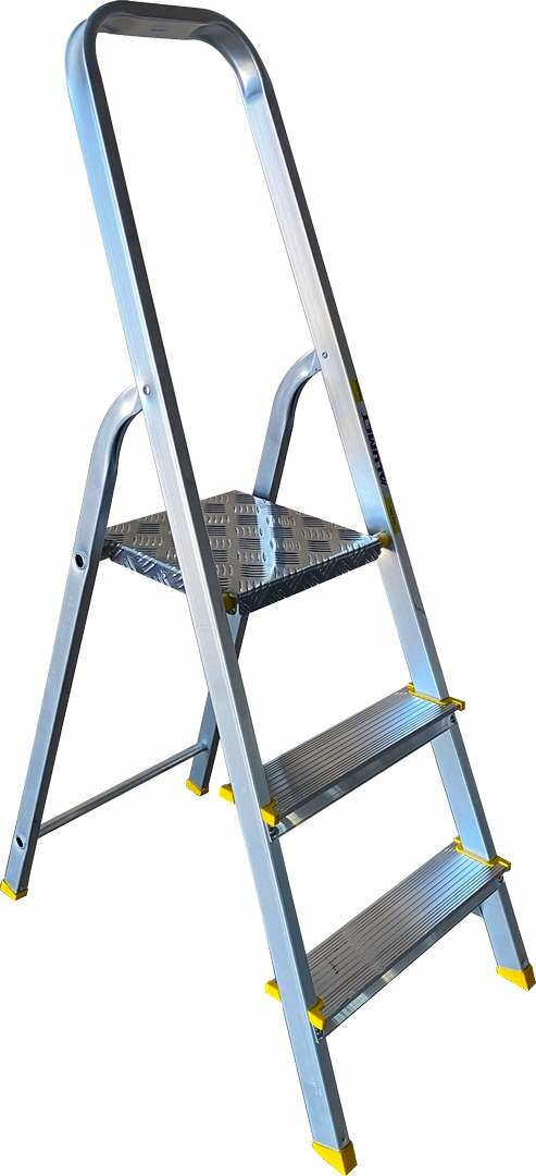 Стремянка С Анодированным Покрытием Alumet Серии Ара 3 Ступени