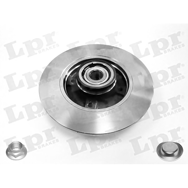 LPR c1005pca (4246Z9 / 424934 / C1005PCA) диск тормозной (Комплект 2 штуки)
