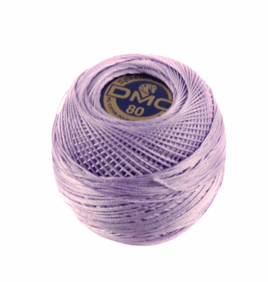 Нити DMC Dentelles для вязания кружева, 100% хлопок, 5 гр. (90 м.), цвет: 210