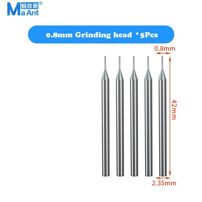 MaAnt 0.8mm Граверные головки, 5 шт.