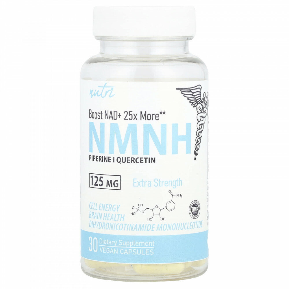 Nutri, NMNH, 30 веганских капсул