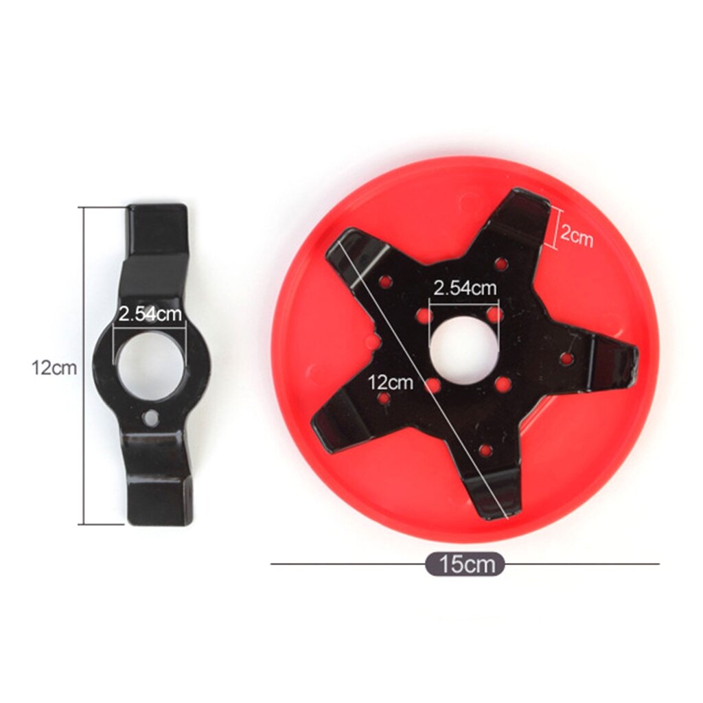 Двухфункциональная насадка-рыхлитель для триммера, Серебро