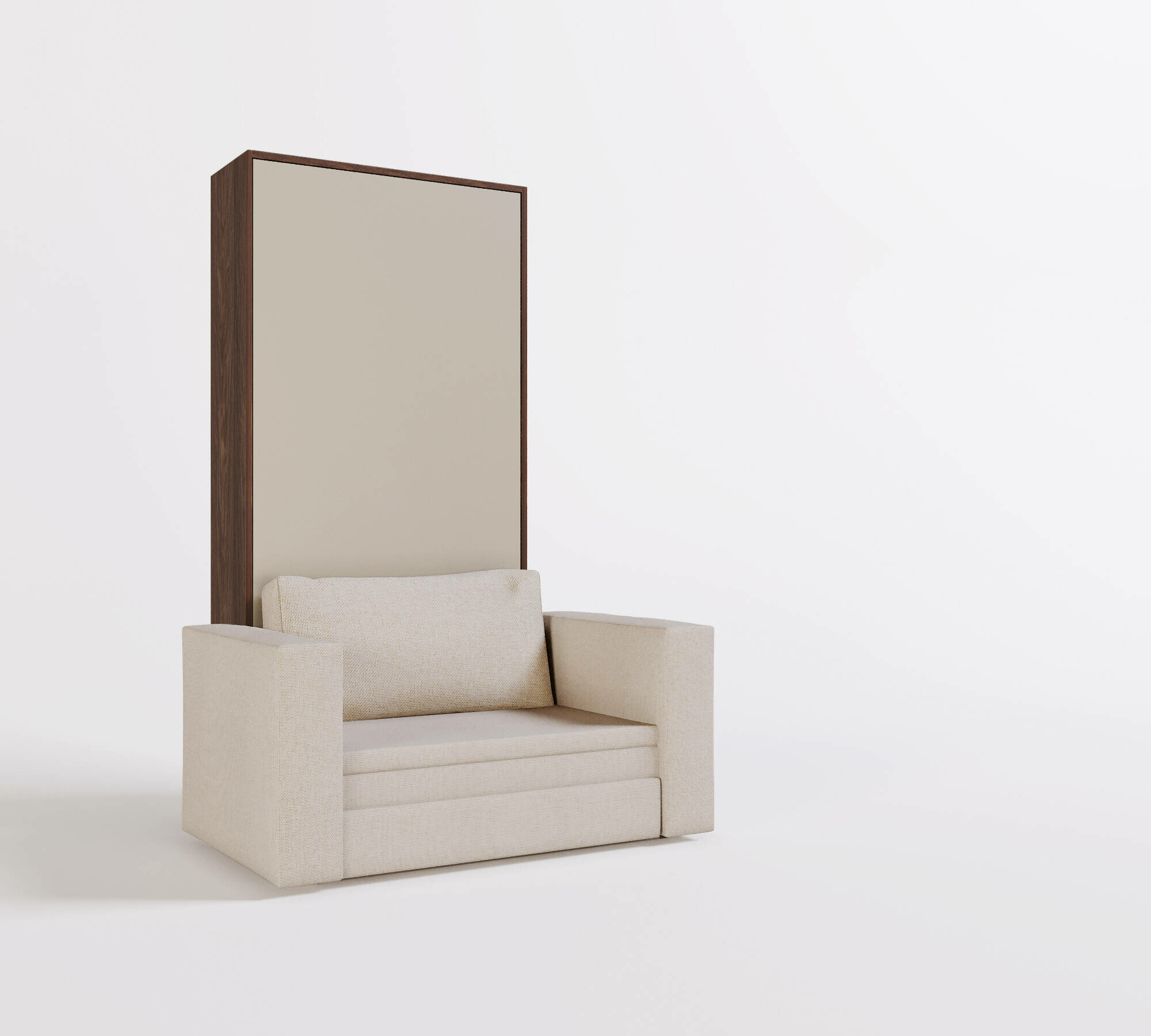 Шкаф кровать-трансформер с диваном Летто Гранде 900 Лайт Космо