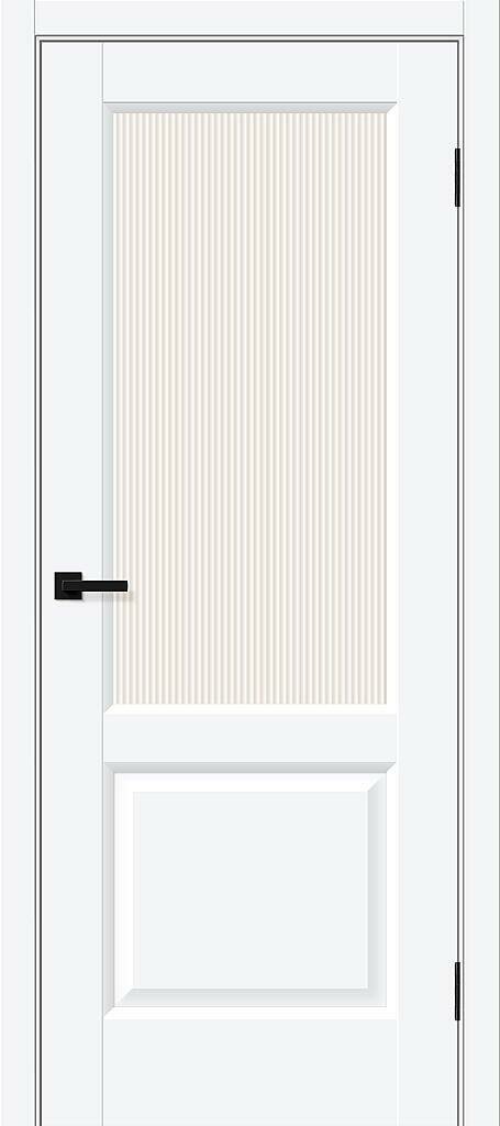 Дверь Неоклассик-33 White Silk Magic Moru Браво 200*80