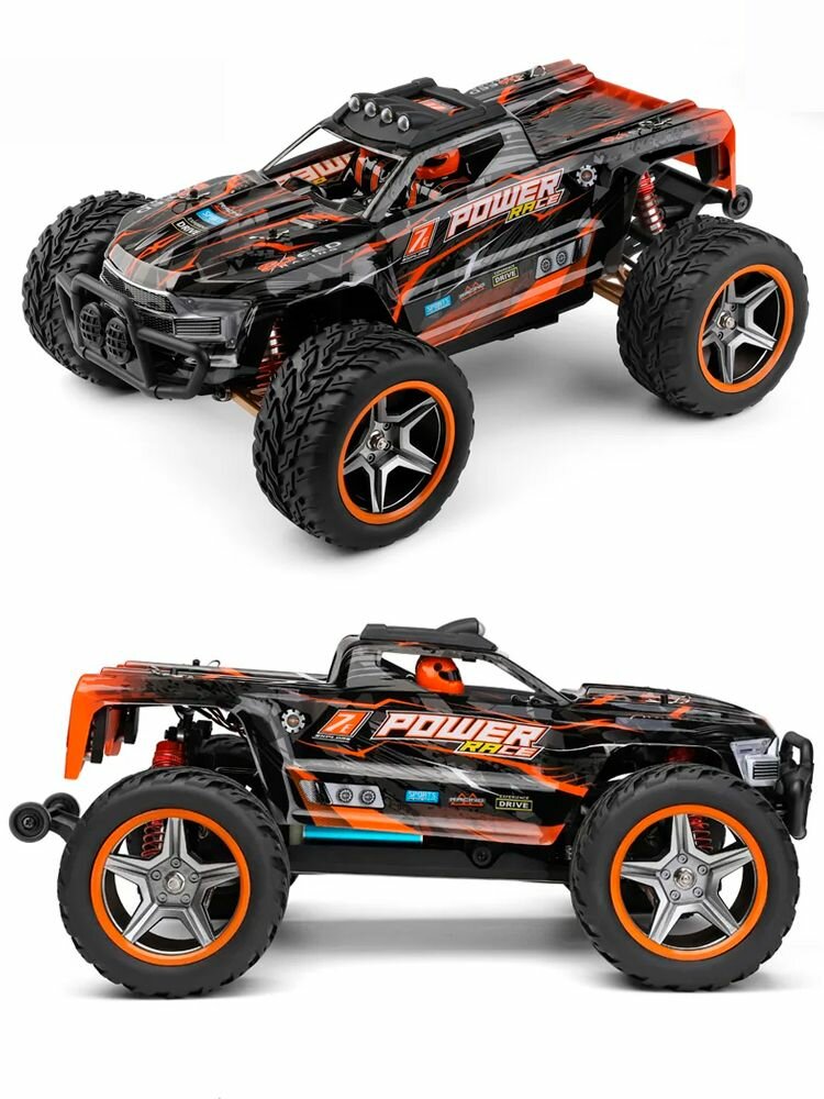 Радиоуправляемая машина монстр WLtoys Brushless 4wd RC monster truck RTR масштаб 1:10 - WLT-104018