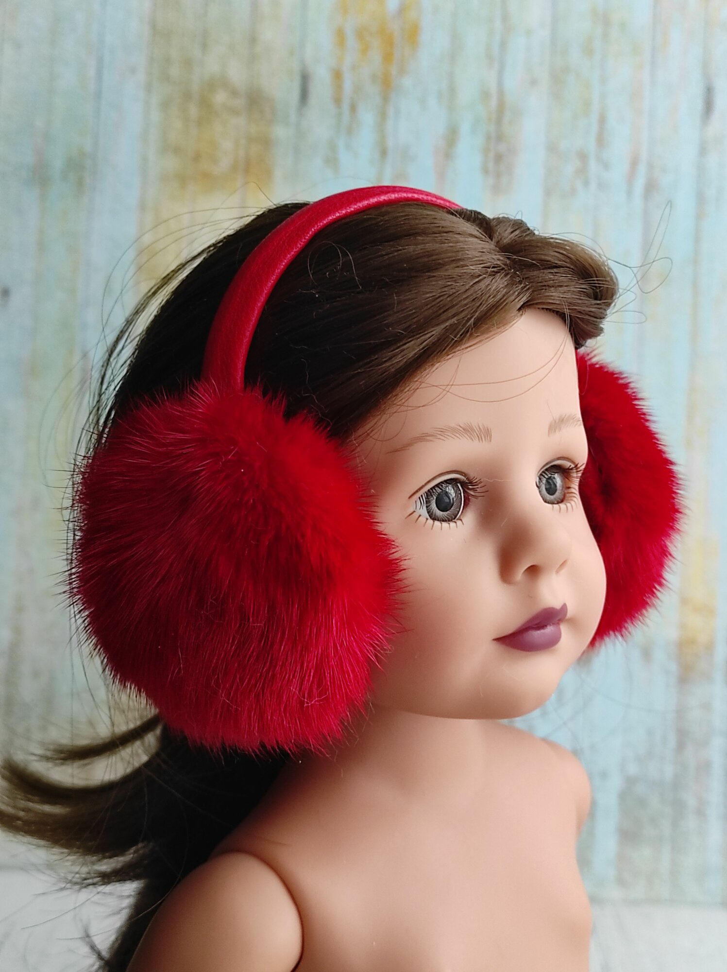 Наушники для куклы Готц 36 см, Ruby Red 37 см