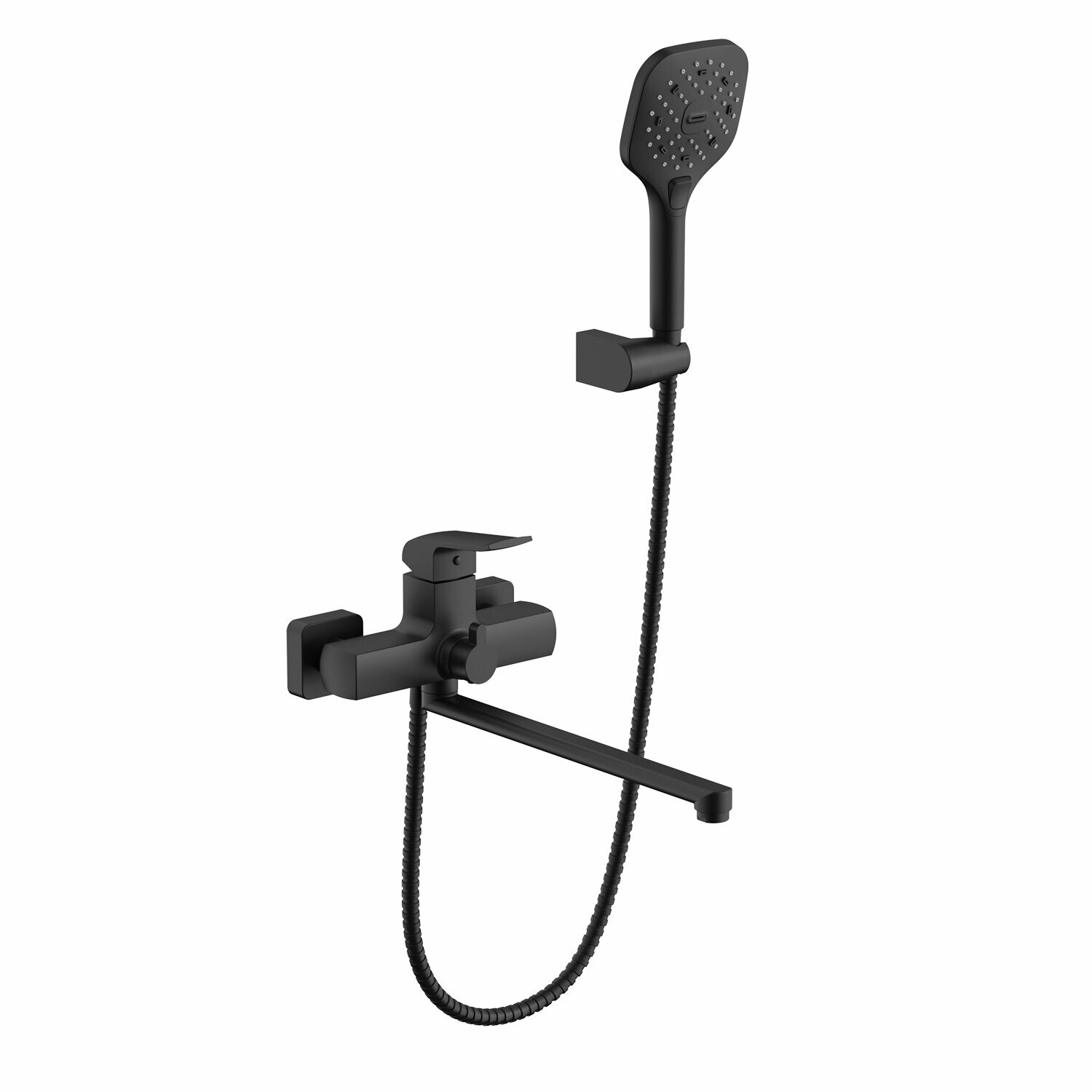 Душевой гарнитур Gappo "Aventador" G2250, латунь, покрытие хром, вертикальный монтаж