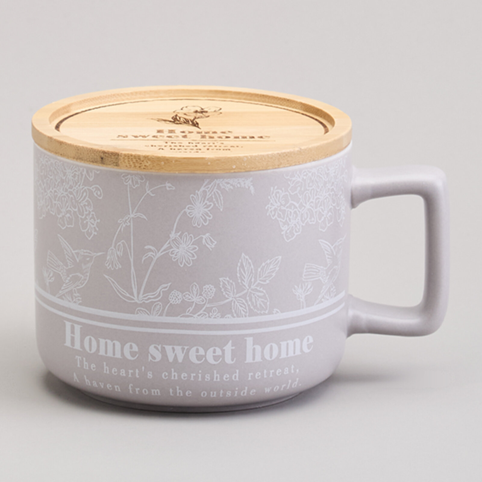 Кружка lefard 400мл с бамбуковой крышкой loving family 9.6*8cm KSG-756-478