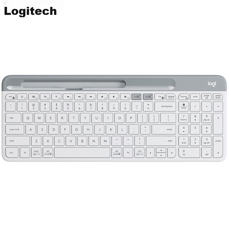 Клавиатура беспроводная Logitech Fashion Series K580, White, Bluetooth-клавиатура, портативная ультратонкая