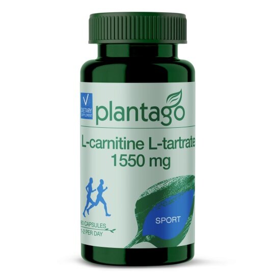 БАД Plantago к пище L-carnitine L-tartrate 1550 мг 60 капс