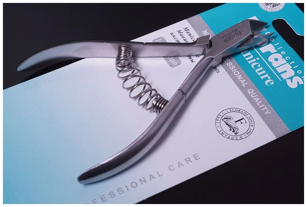 Маникюрные кусачки Florans, профессиональные, ручная заточка