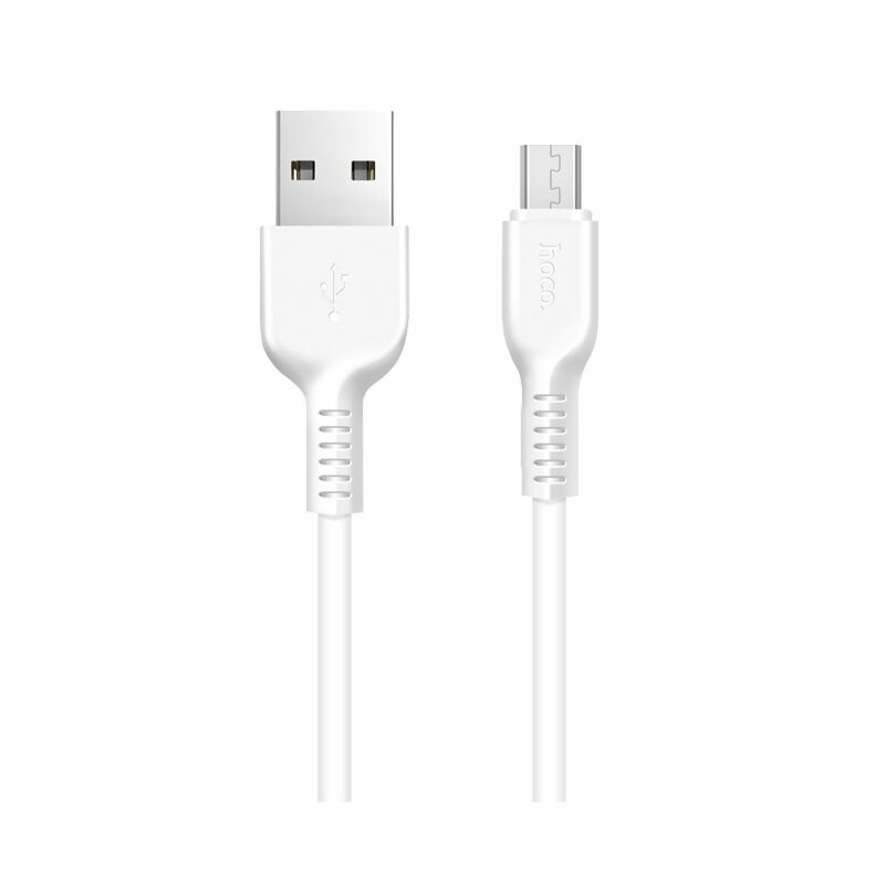 Кабель HOCO X20 Micro USB 2.4A (2 метра), белый
