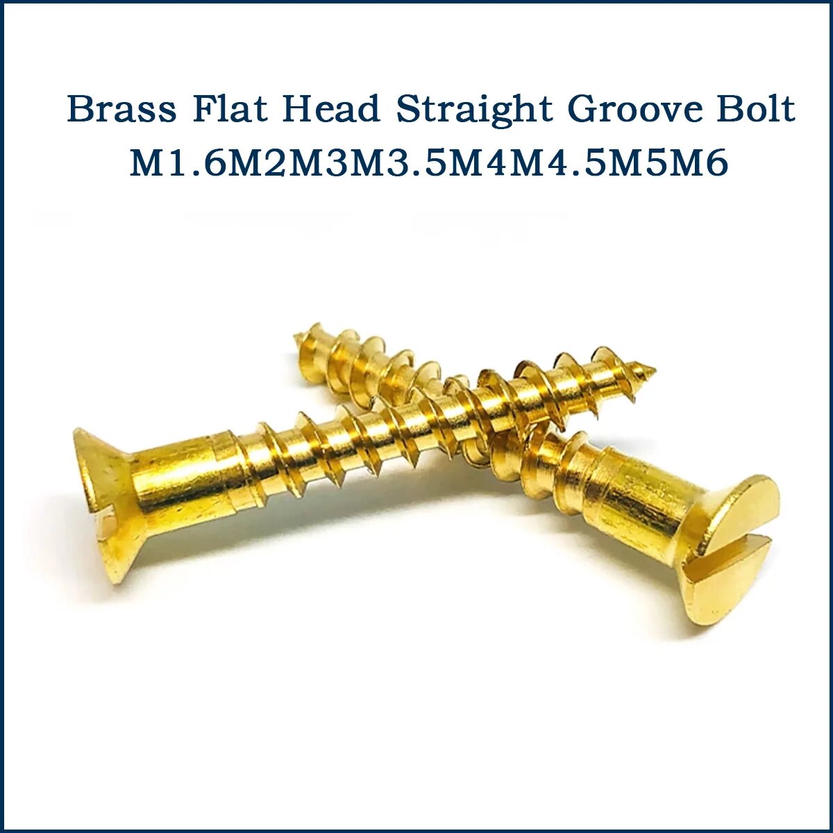 Латунные саморезы M1.6-M6 100pcs M4X30