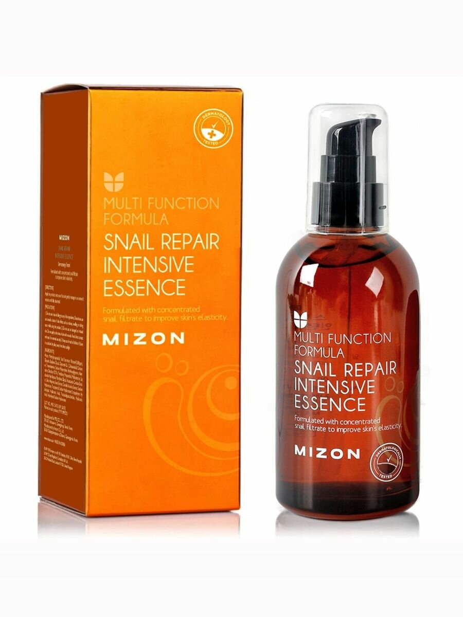 MIZON Эссенция для лица с муцином улитки антивозрастная Snail Repair Intensive Essence 100мл