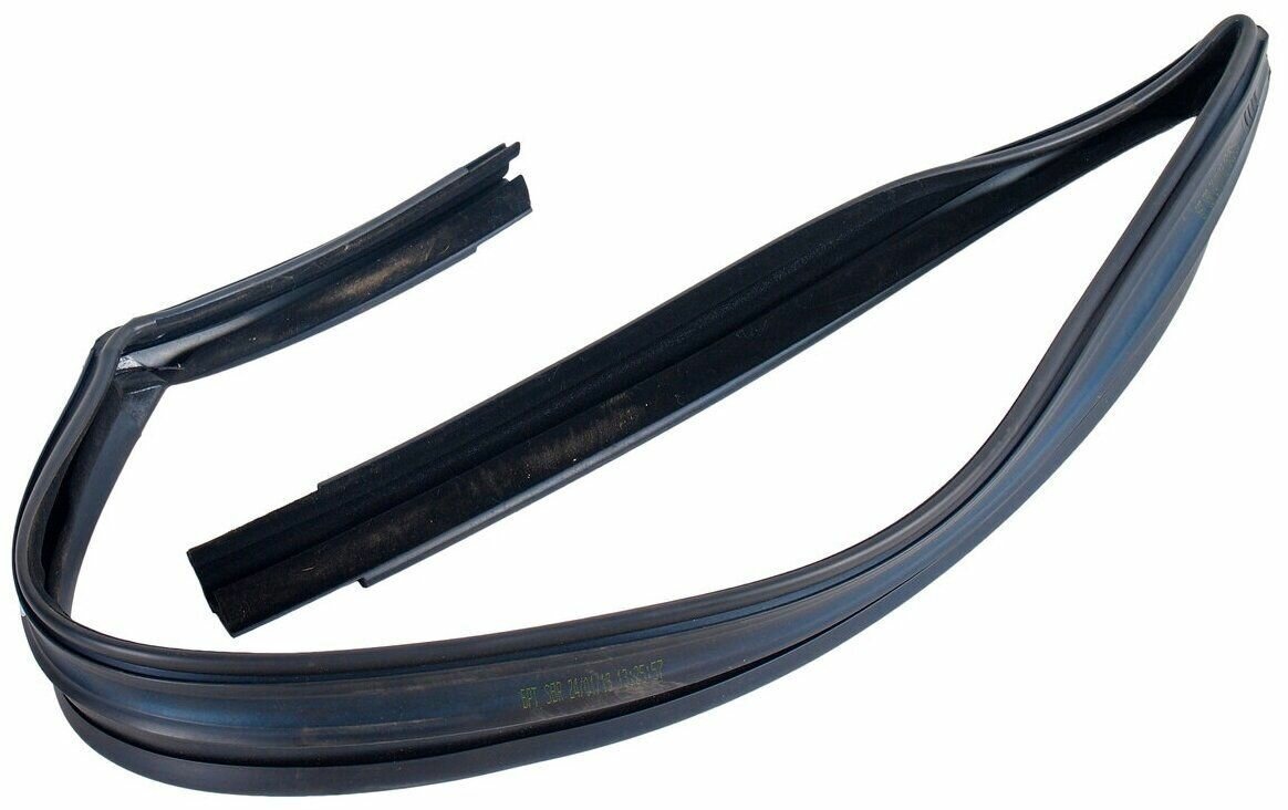 Уплотнитель стекла ВАЗ-2108 опускного передней двери верхний правый "бархотка"