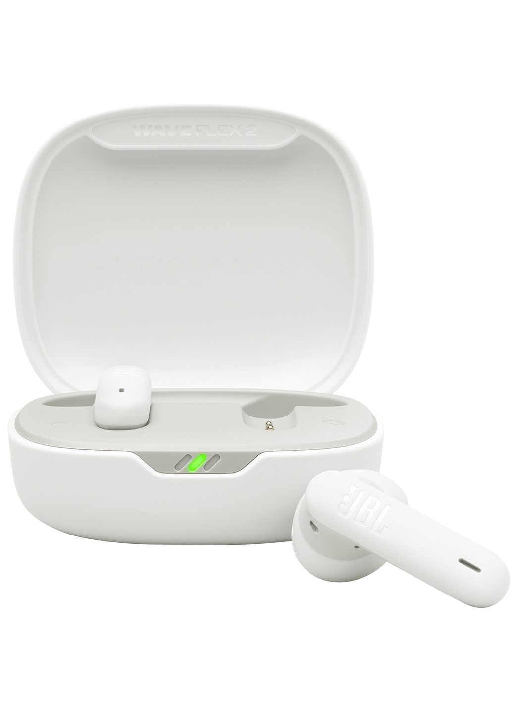 Наушники беспроводные JBL Wave Flex 2, белый, шумоподавление