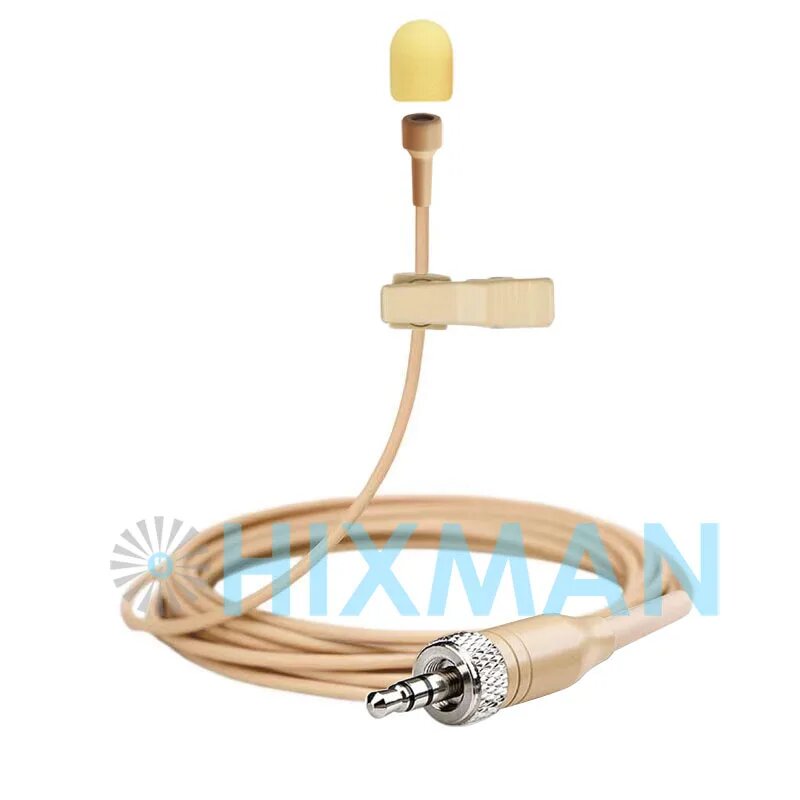 Бежевый петличный микрофон LB6-SR Fixed для Sennheiser Evolution