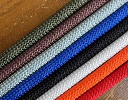 Плетеный канат из полиэстера 10 м white