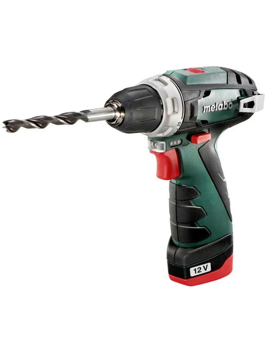 Дрель-шуруповерт Metabo Metabo PowerMaxx BS аккум. патрон: быстрозажимной (кейс в комплекте)