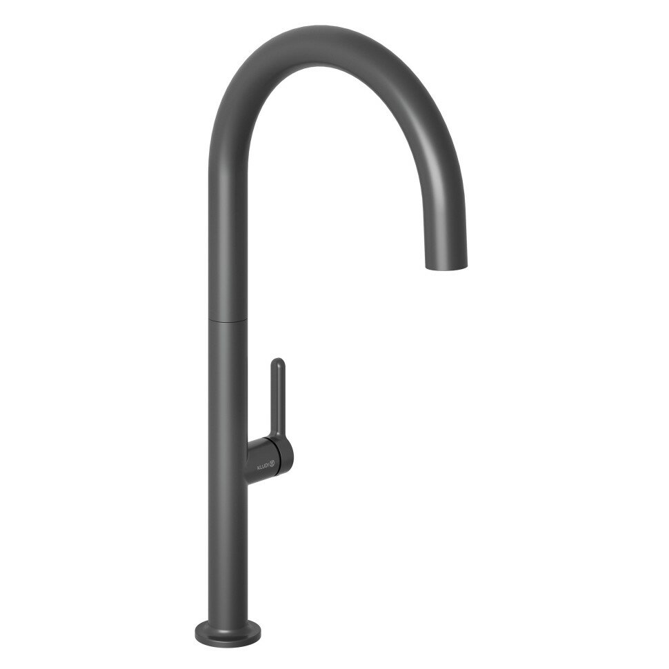 Смеситель для кухни KLUDI AUREA 558036675 (черный матовый, L-21,5 H-31,5)