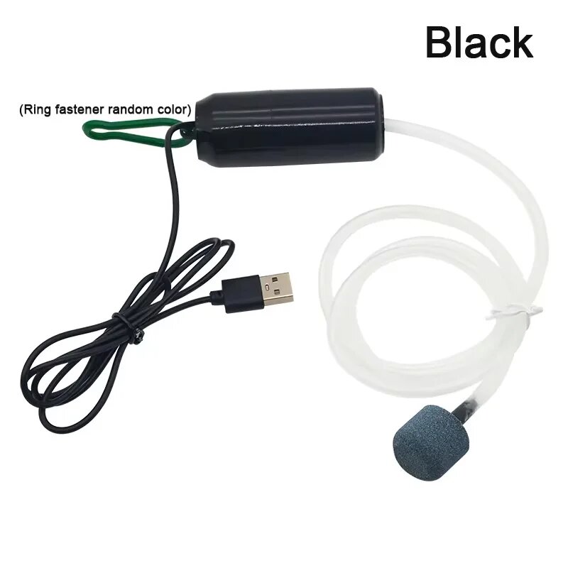 USB компрессор для аквариума Findixpet, черный, 1 Вт