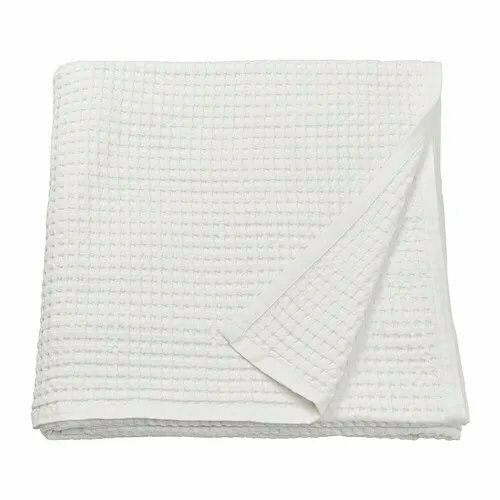 Покрывало икеа IKEA PELARTUJA, 150x200 см, вафельное, двустороннее, белое