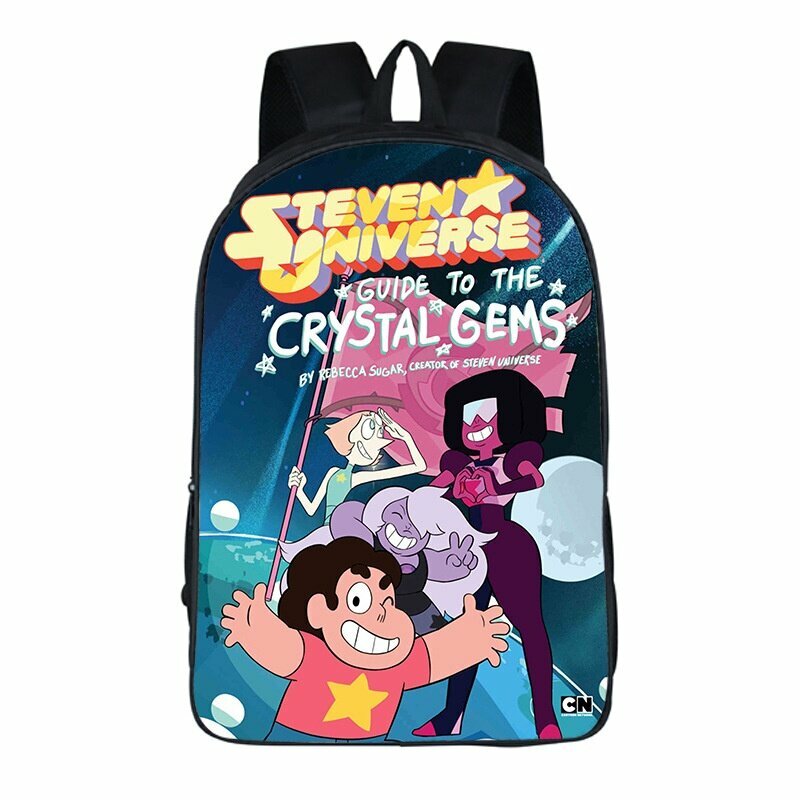 Практичный рюкзак Steven Universe для студентов из легко очищаемого полиэстера, размер 11