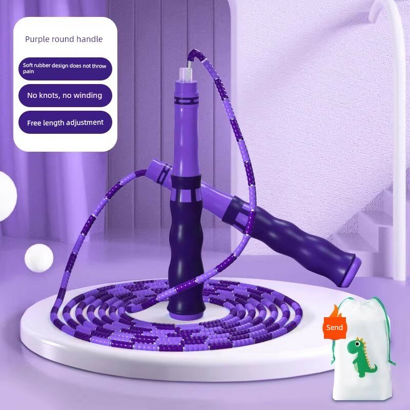 Детская скакалка для начинающих, регулируемая, специальный подарок для малышей, учащихся детских садов и начальной