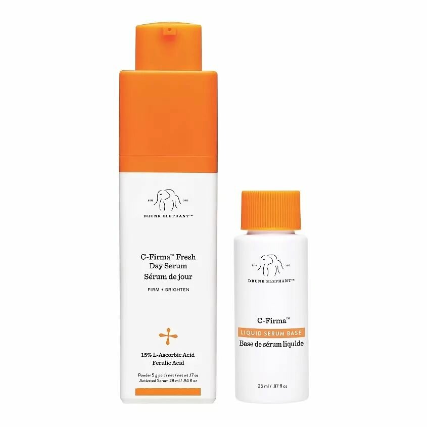 DRUNK ELEPHANT Сыворотка для свежего начала дня C-Firma Fresh Day Serum Firm + Brighten, 28 мл