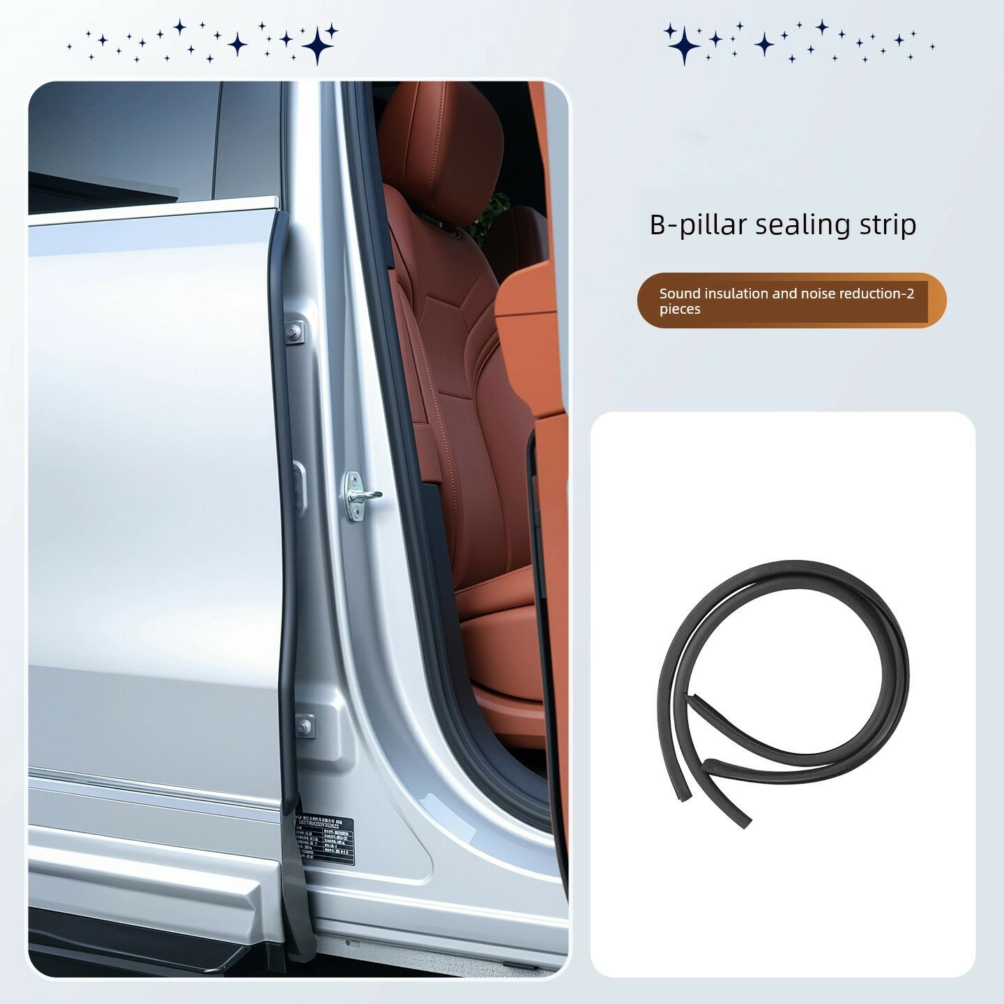 Уплотнительная лента для дверей Volvo XC60/90, S60/90, V60/90, уплотнительная лента для B-стойки и C-стойки автомобиля,