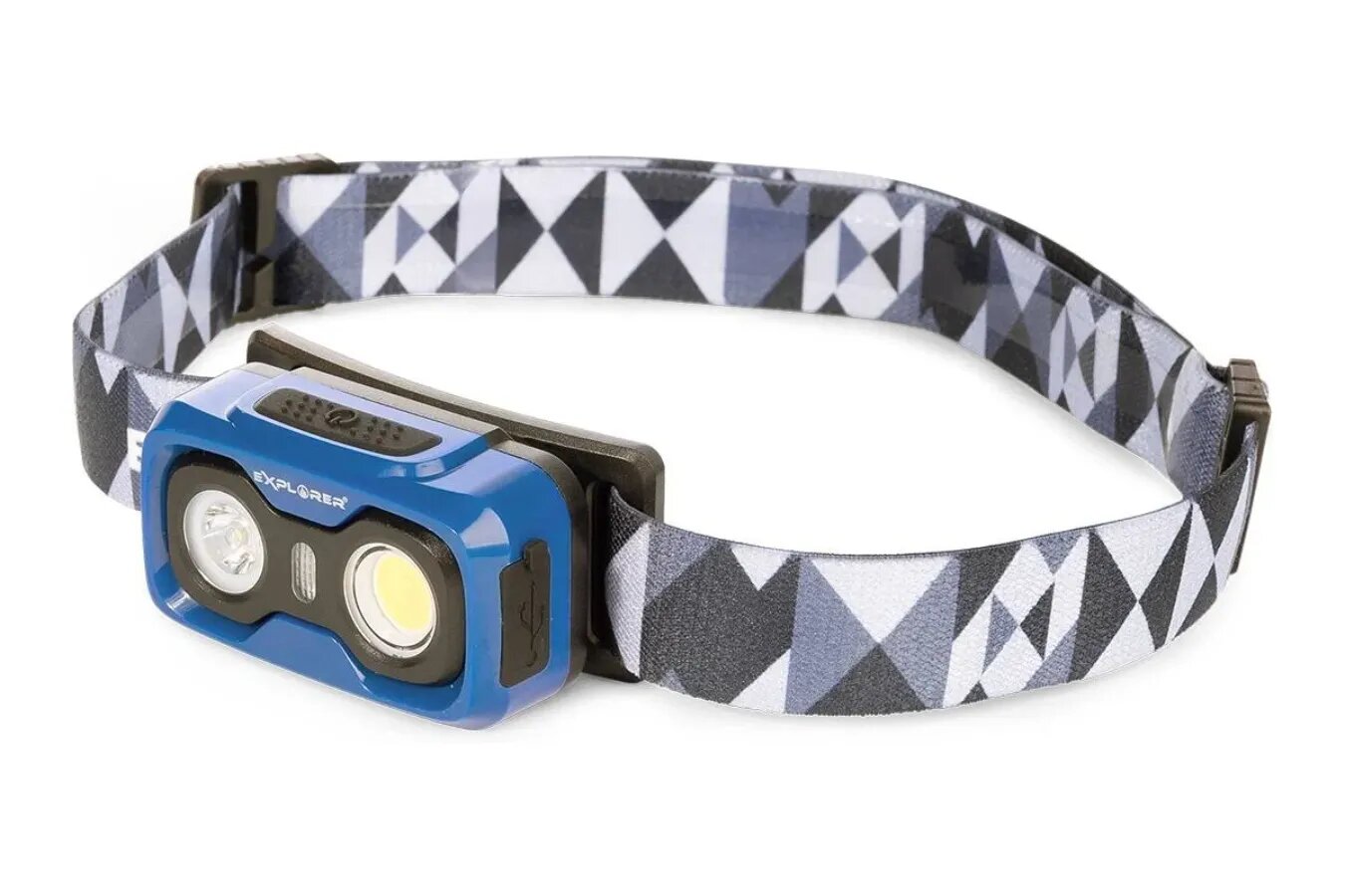 Фонарик налобный KVTHL-6707 EXPLORER, 10 Вт, влагозащита IPX4