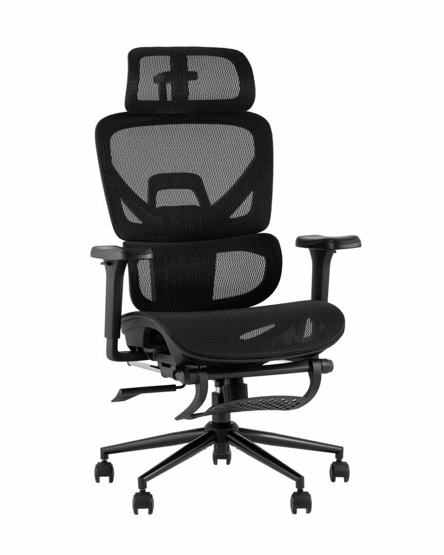 Офисное кресло Stool Group Кресло офисное TopChairs Vertus черная сетка арт. УТ000042053