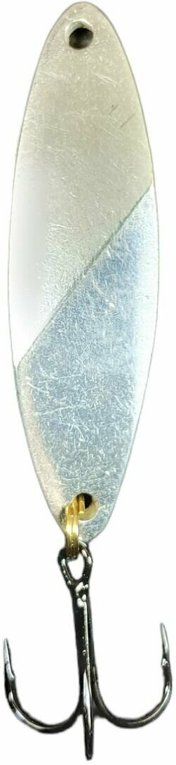 Блесна 'Golden River' - Щука гладкая, 50 грамм, 66 мм, серебро