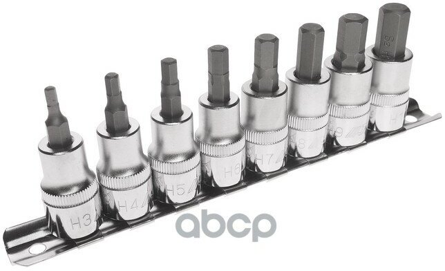 Набор бит-головок 3/8" HEX H3-H10 8 предметов JTC JTC арт. JTC-H308H