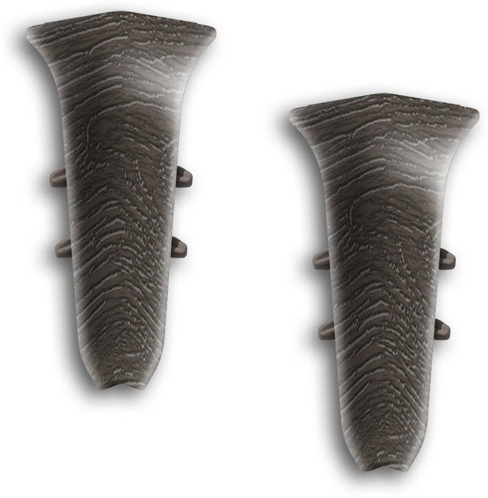 Внутренний угол для плинтуса IDEAL Классик-70мм - 303 Венге темный, 2шт