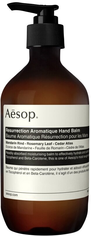 Восстанавливающий бальзам для рук Aesop Resurrection Aromatique Hand Balm 500 ml.