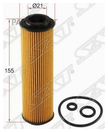 Фильтр масляный Mercedes-Benz C-Class 00-15 / E-Class 02-17 SAT ST-A2711800109 | цена за 1 шт